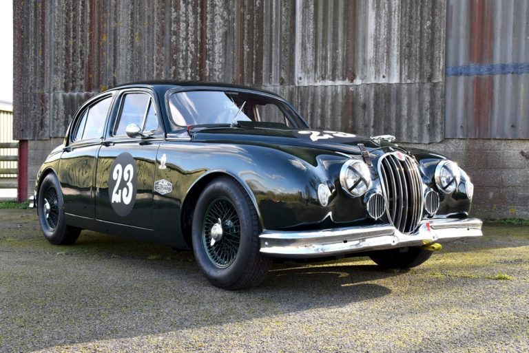 Jaguar Mk1 driven by Saloon Car champion Win Percy for sale